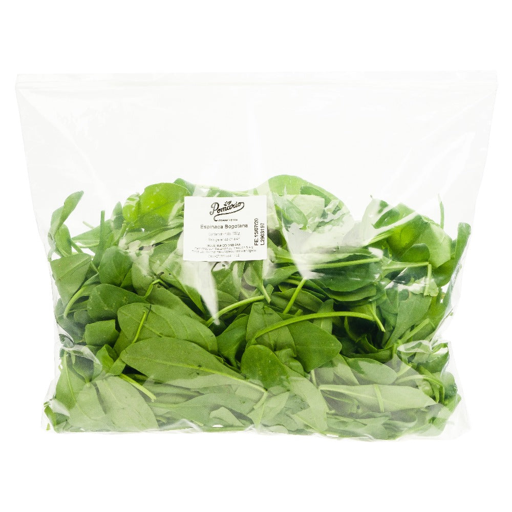 Espinaca Bogotana Orgánica 250 g - Pomario